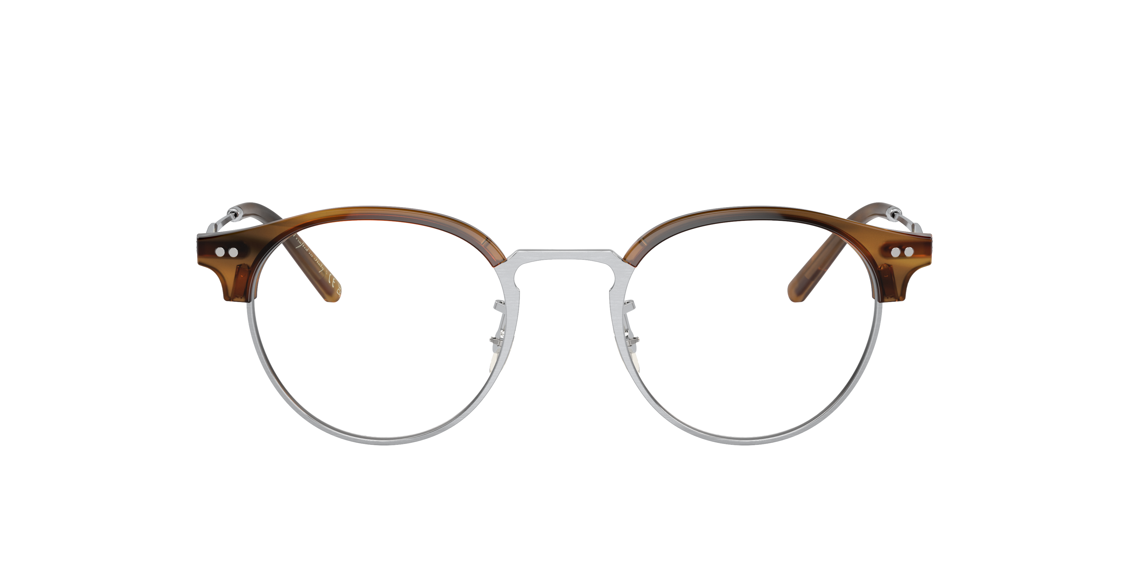 Oliver Reiland Eyeglasses in Brushed Silver/Raintree | Oliver®