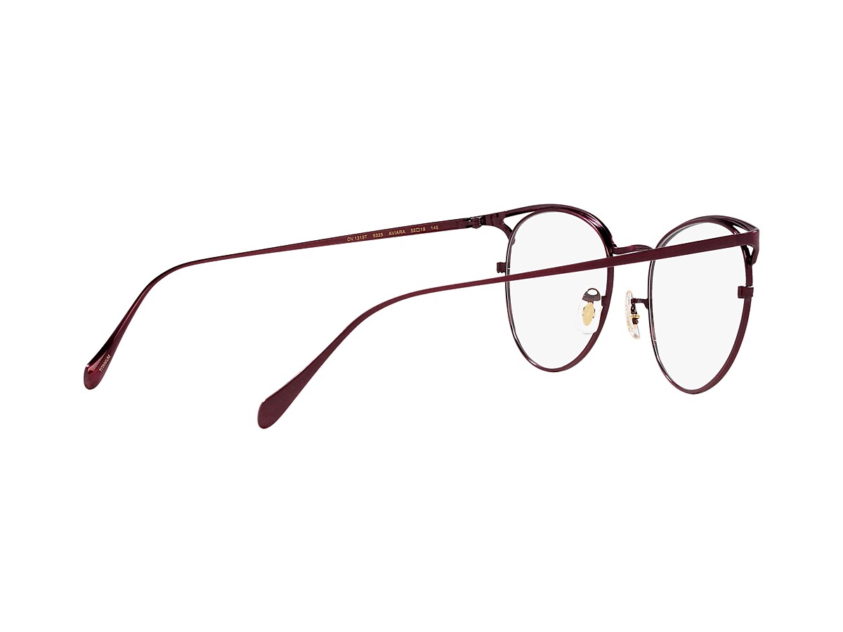 Oliver Aviara Eyeglasses in Brushed Burgundy | Oliver® Oliver Aviara Eyeglasses in Brushed Burgundy | Oliver®
